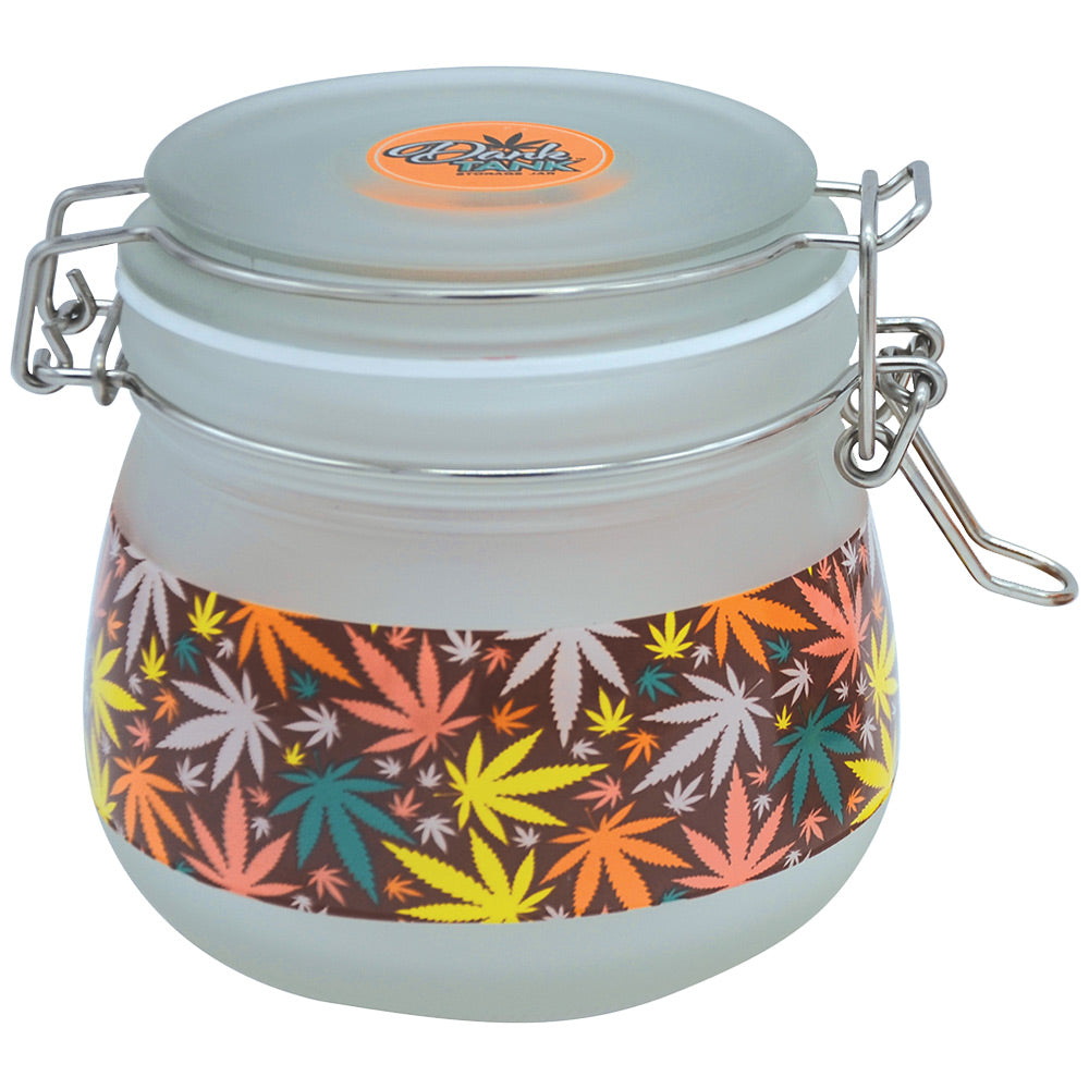 Fujima Dank Tank Multicolor Hemp Frosted Glass Jar - 500ml – Autobongs